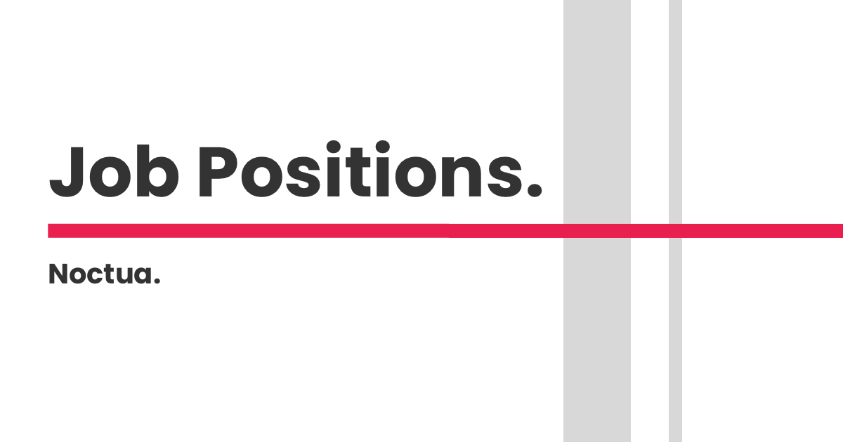 Jobs - List of open Job Positions - Noctua Media